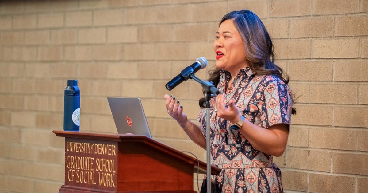 Jenson Research Awardee Amy He | GSSW News | University of Denver